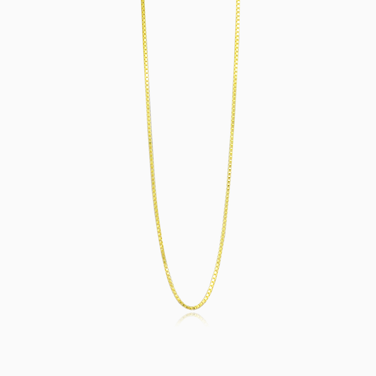 Thin box gold chain - Monte Cristo